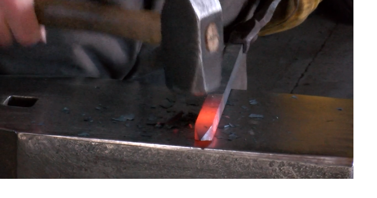 Getting a closer look at how a blacksmith forges art | Top Video ...