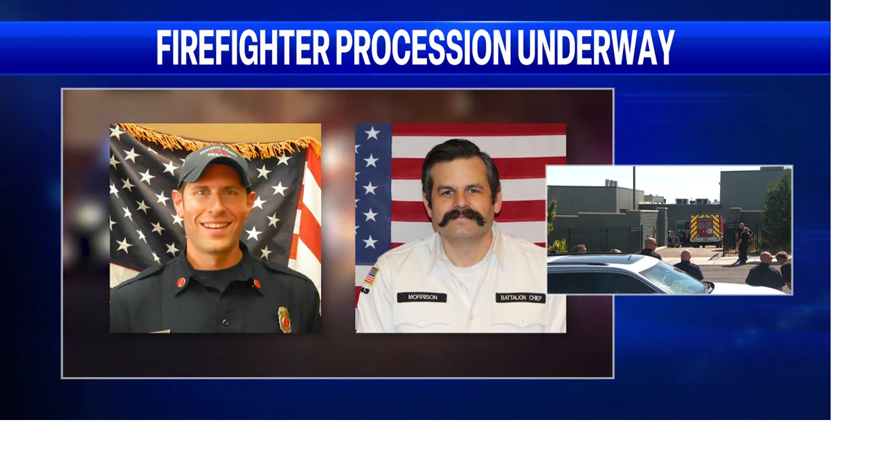Public procession honors fallen Coeur d'Alene firefighters, KCFR ...