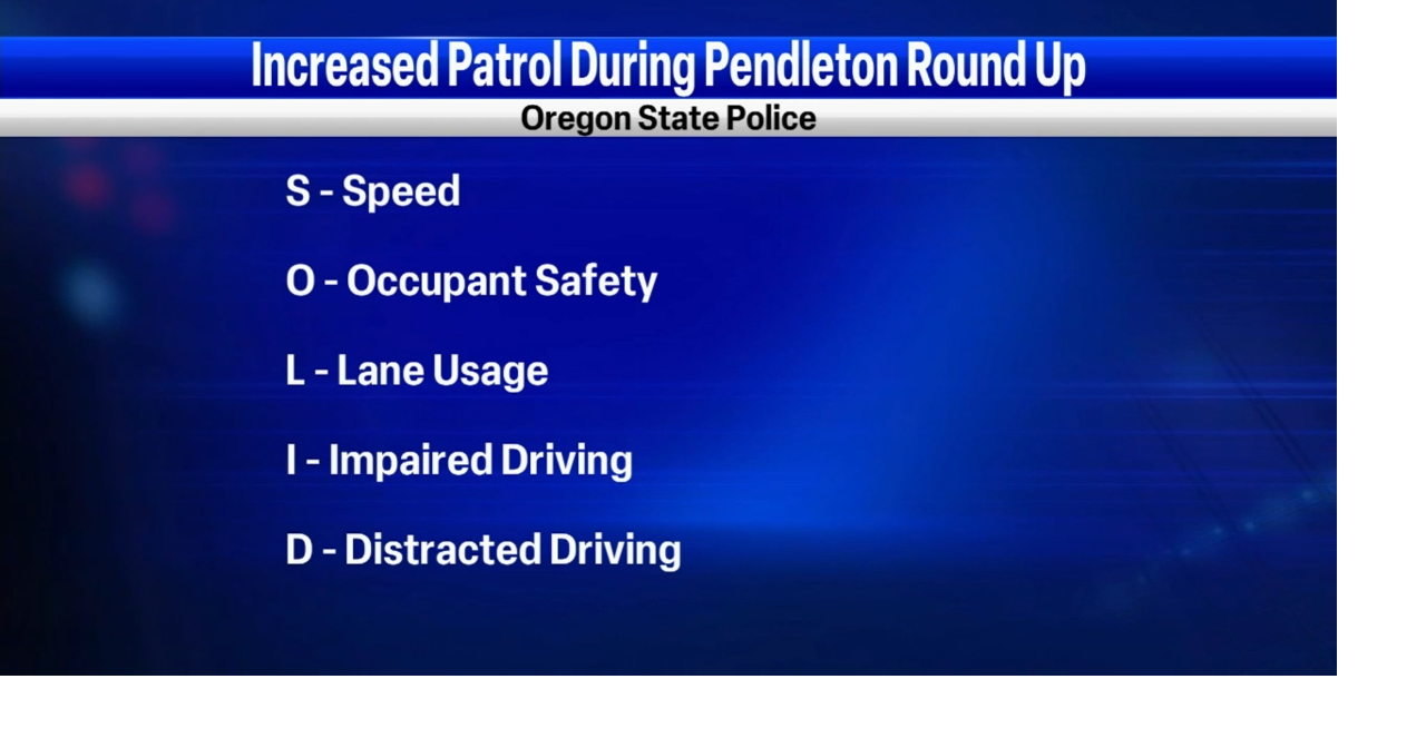 Extra OSP patrols set for Pendleton Round-Up | News | nbcrightnow.com