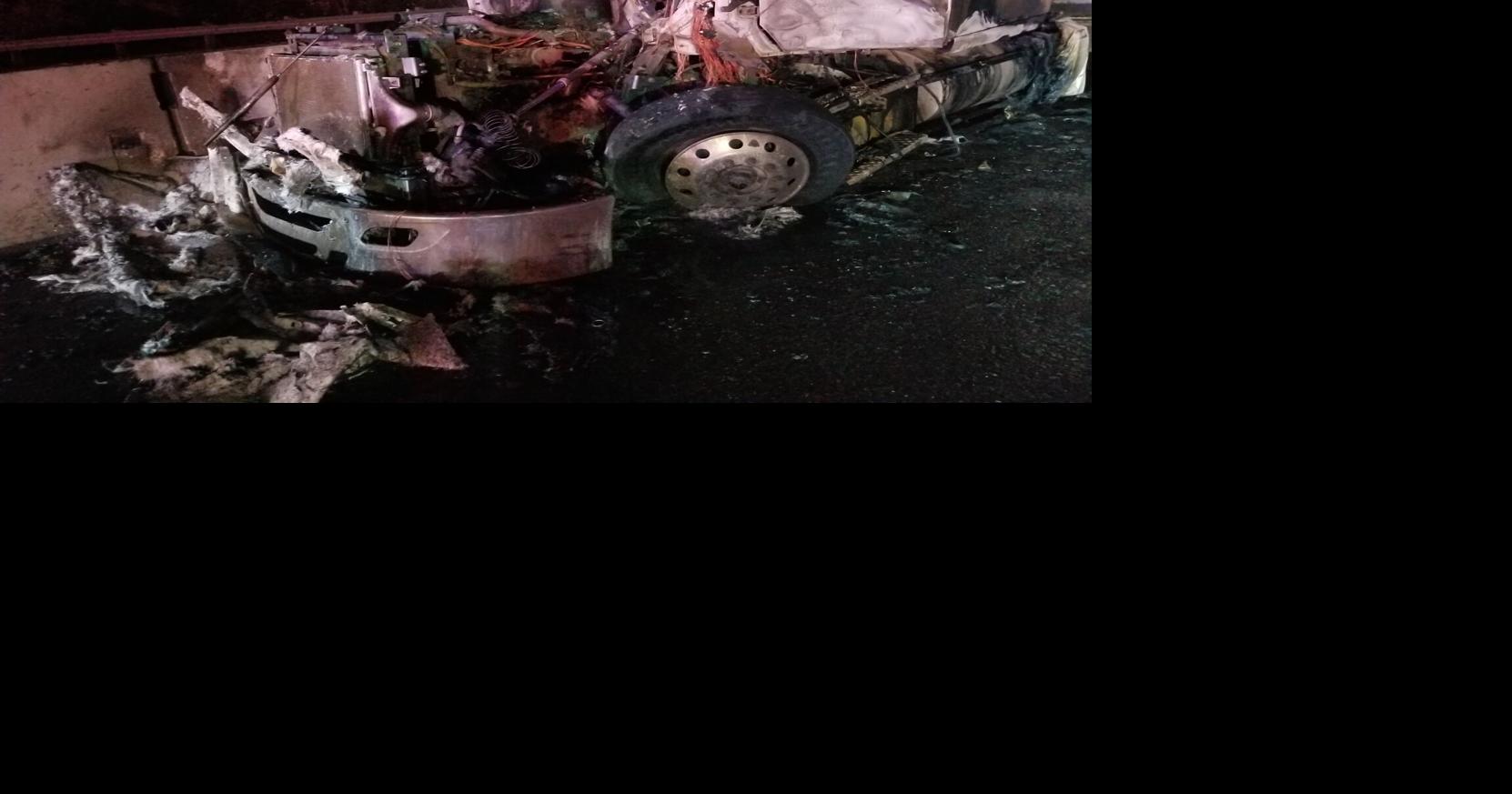 Commercial Motor Vehicle crashes on Interstate 5 going the wrong way ...