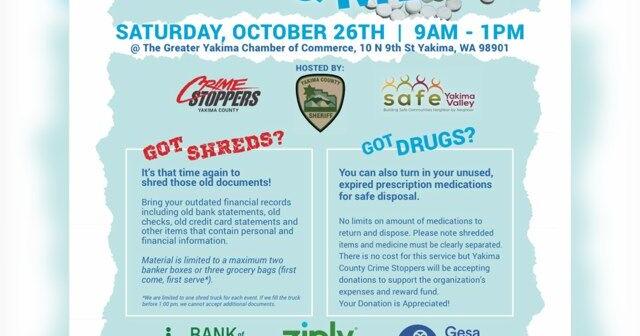 Shreds & Meds event returns to Yakima Oct. 26 | News | nbcrightnow.com
