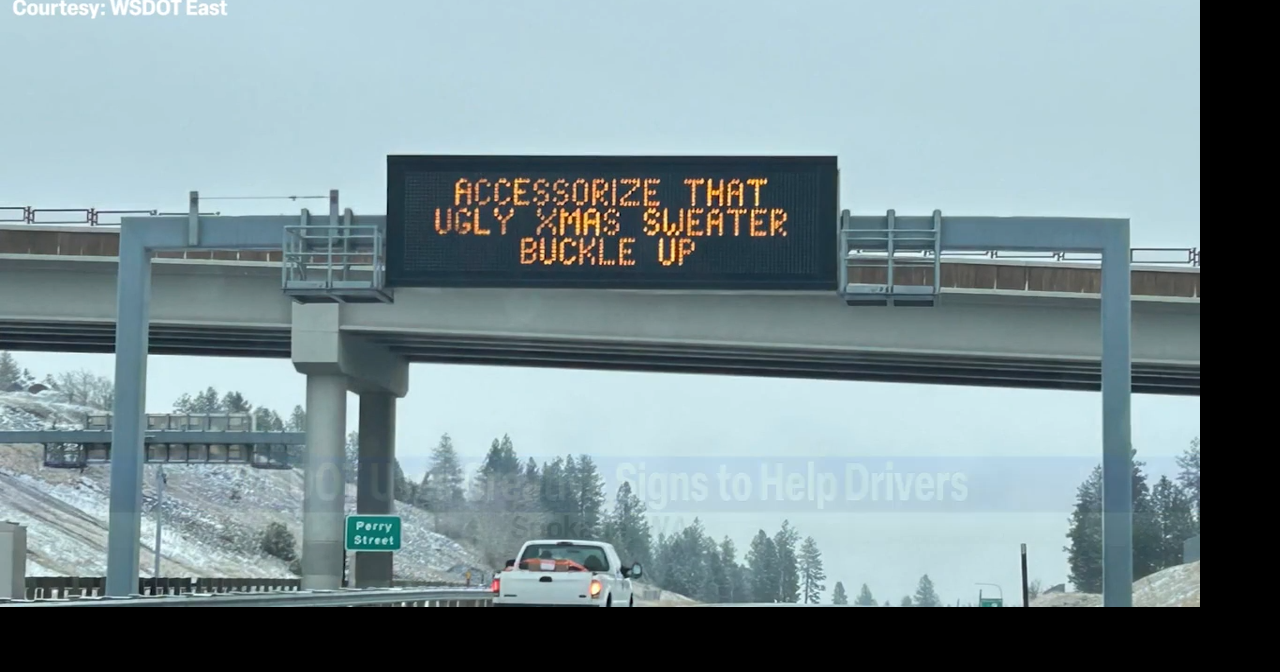 Washington State uses clever signs to promote road safety | Regional ...