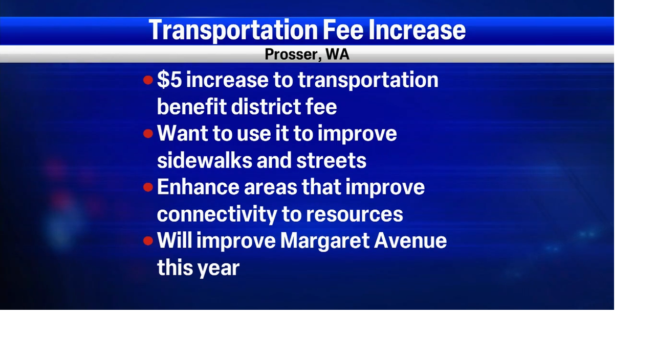 Prosser City Council approves fee increase for transportation ...