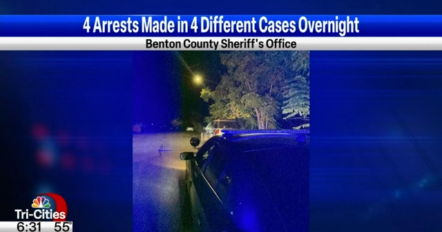 Four arrests in four cases across Benton County overnight | News ...
