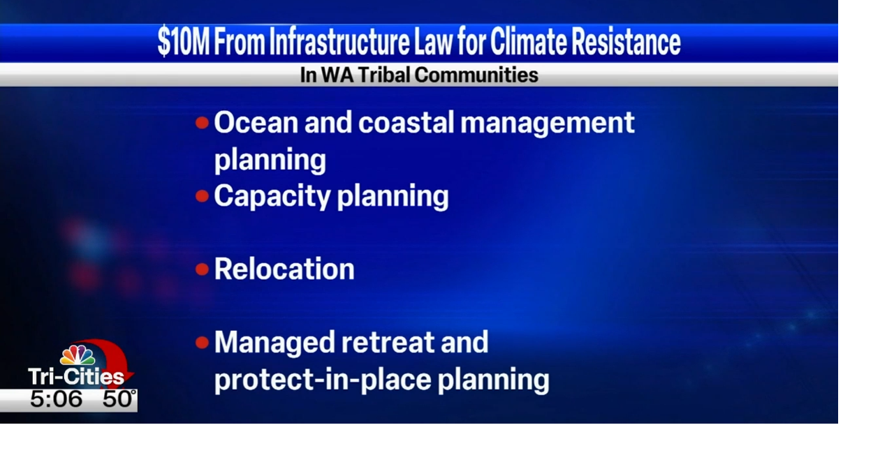 $10 million from infrastructure law for climate resistance in WA Tribal ...
