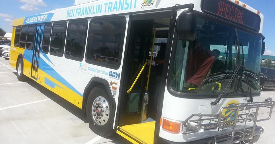 Ben Franklin Transit Unveils New All Electric Bus in Kennewick ...
