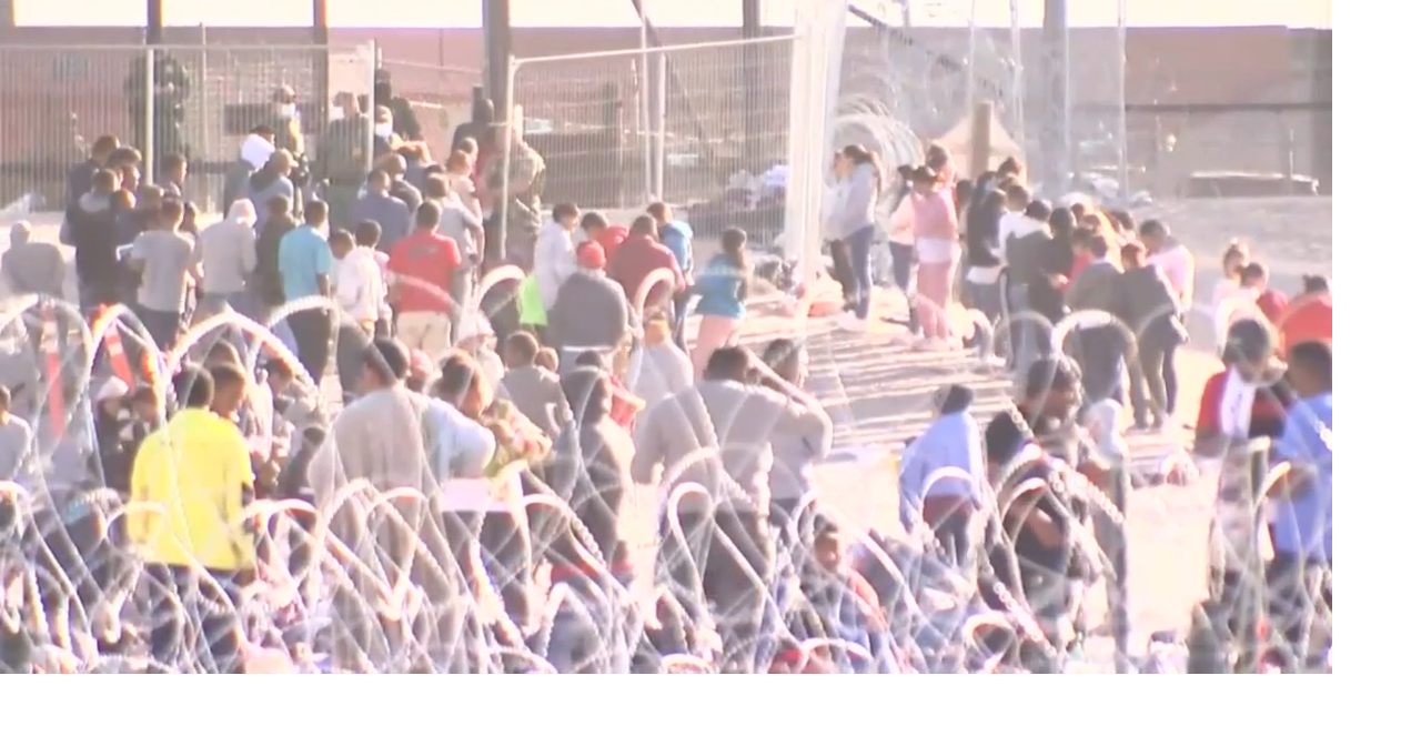 Migrants rush across US border in final hours before expiration of ...