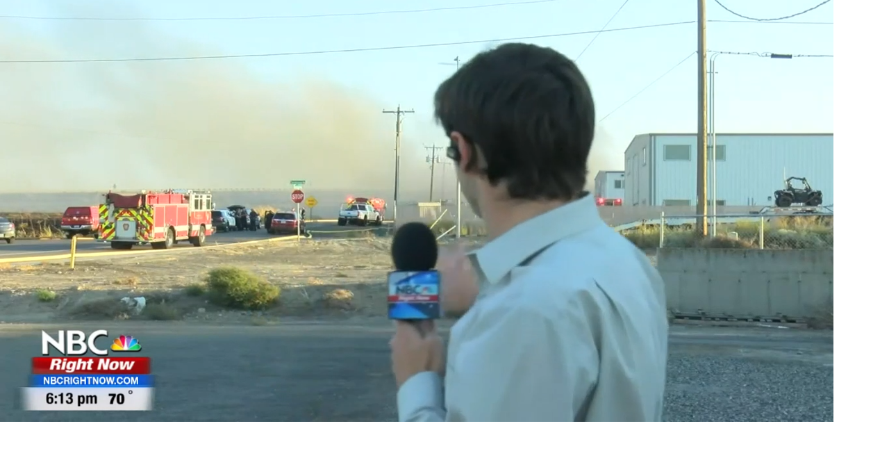 UPDATE: Roads reopened after fire on I-82 spreads to structure on Southridge | Fire ...