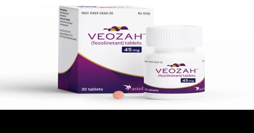 In this undated product photo released by Astellas Pharma, a box and ...