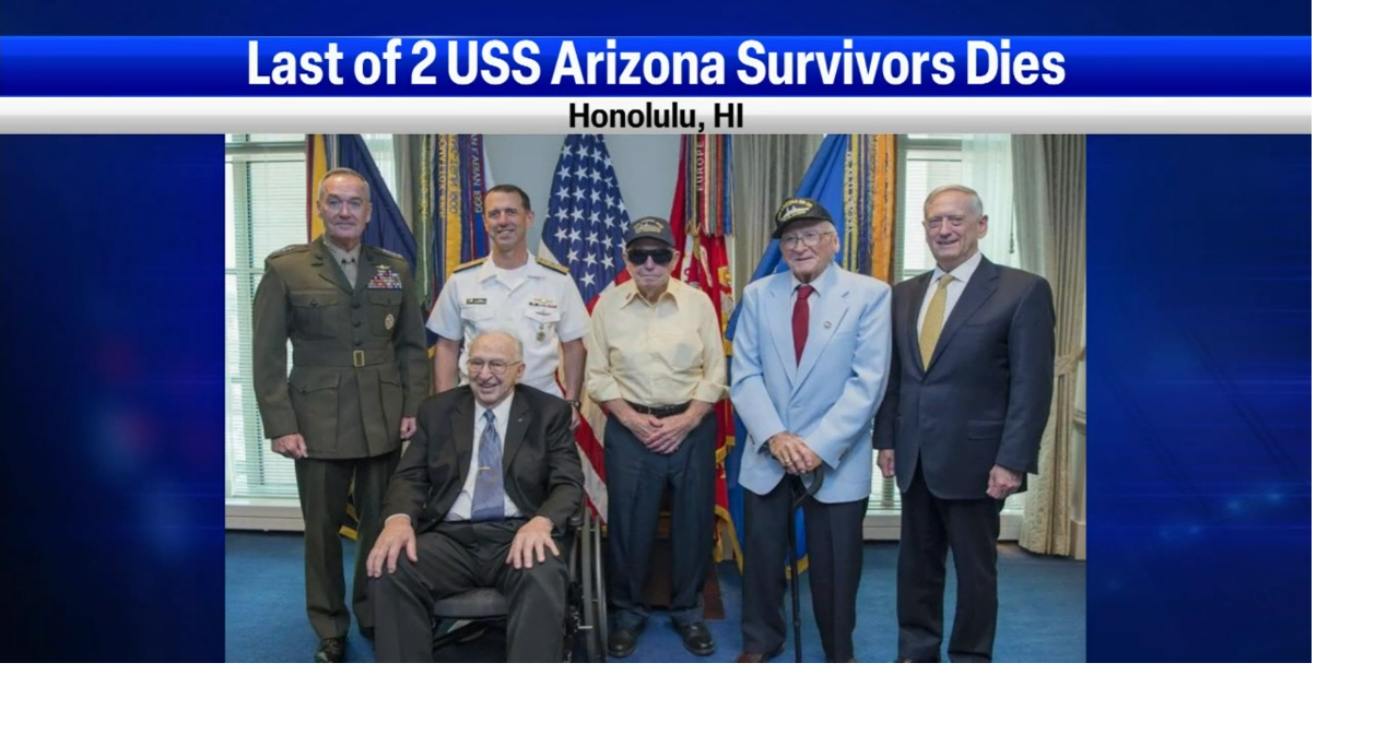 Ken Potts, one of last 2 USS Arizona survivors, dies at 102 | Northwest ...