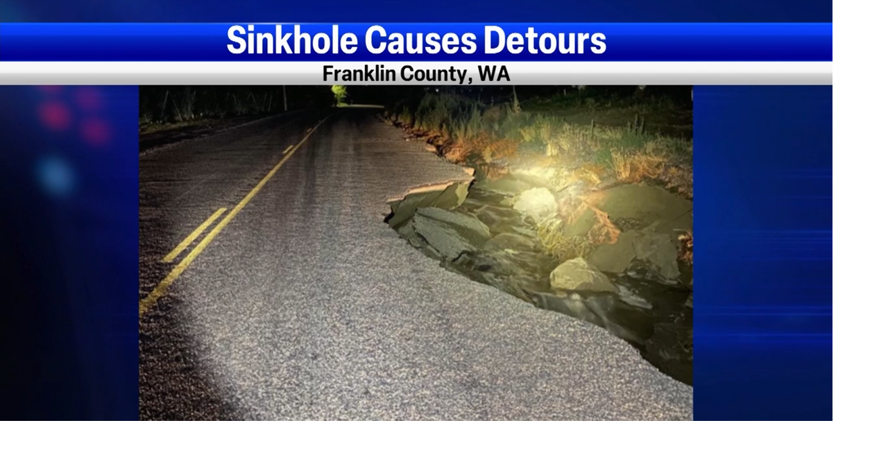 Sinkhole open up on Sagemoor Road in Franklin County, detours in place | News | nbcrightnow.com