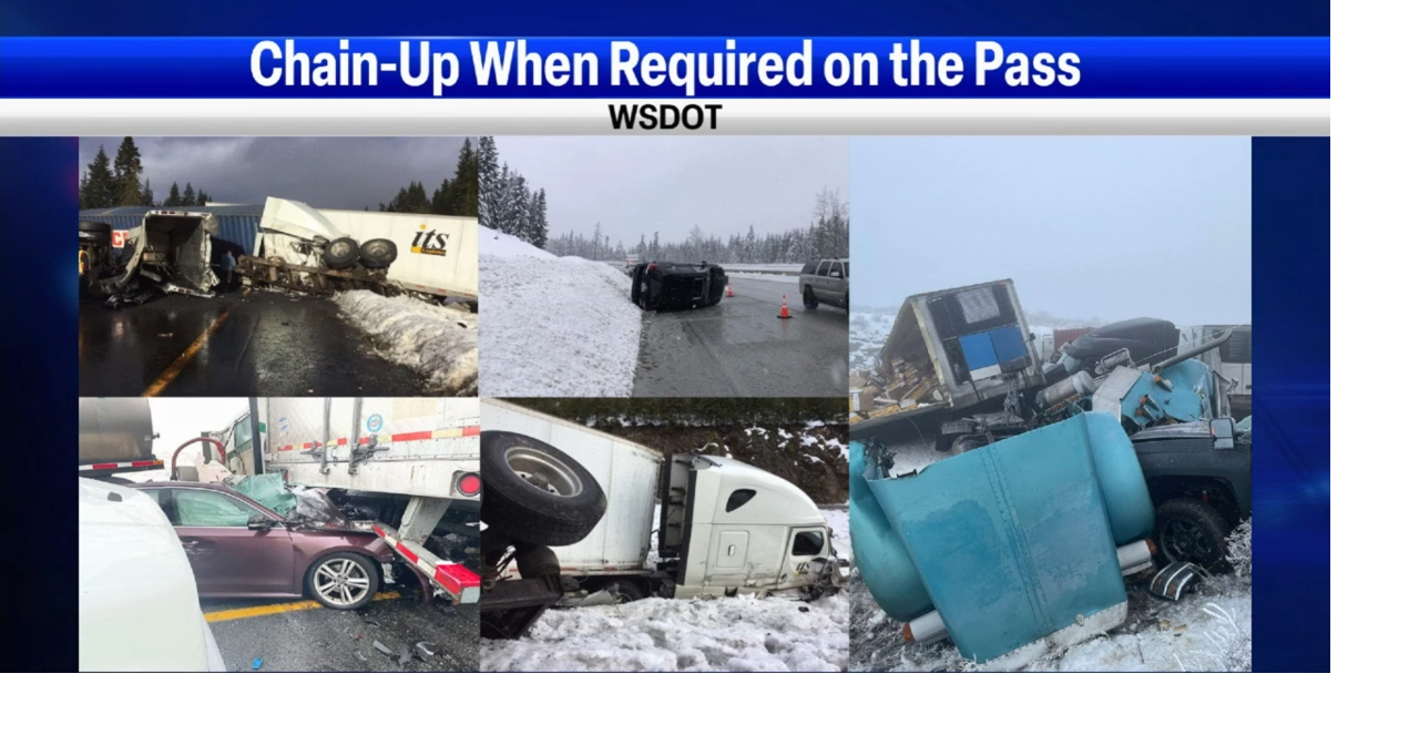 WSDOT: chain-up when required to prevent wrecks | News | nbcrightnow.com