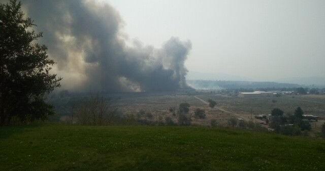 Cold Springs Fire ignites lumber mill in Omak; burning embers start ...