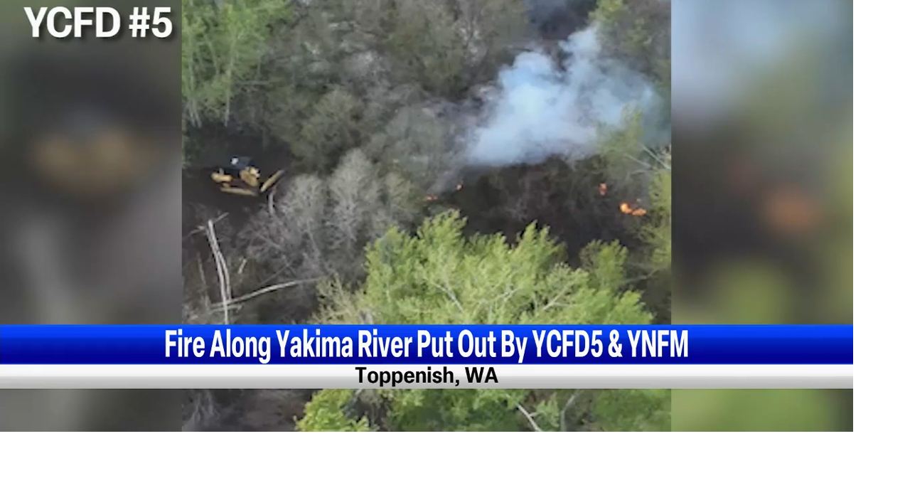 Fire crews use drone, bulldozer to control fires near Toppenish | News ...