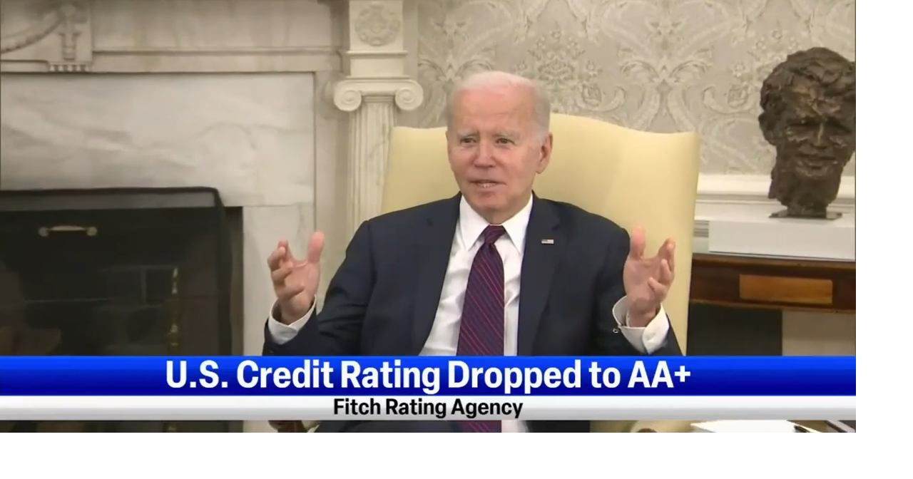 Fitch downgrades US credit rating, citing mounting debt and political ...