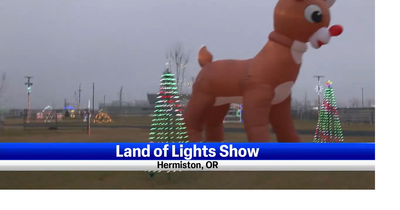 Hermiston's Land of Lights, including Candy Cane Village and skating ...