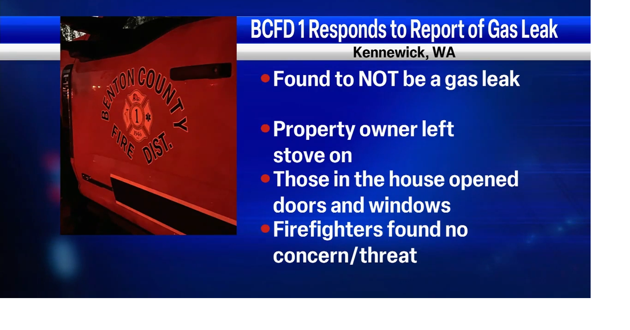 Fire crews cleared scene after Kennewick residents left stove on | News ...