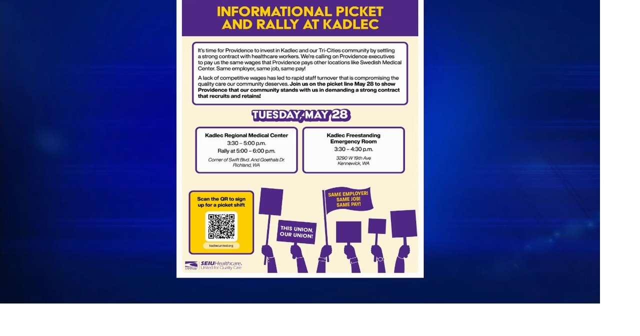Kadlec employees to hold informational picket, rally on May 28 | News ...