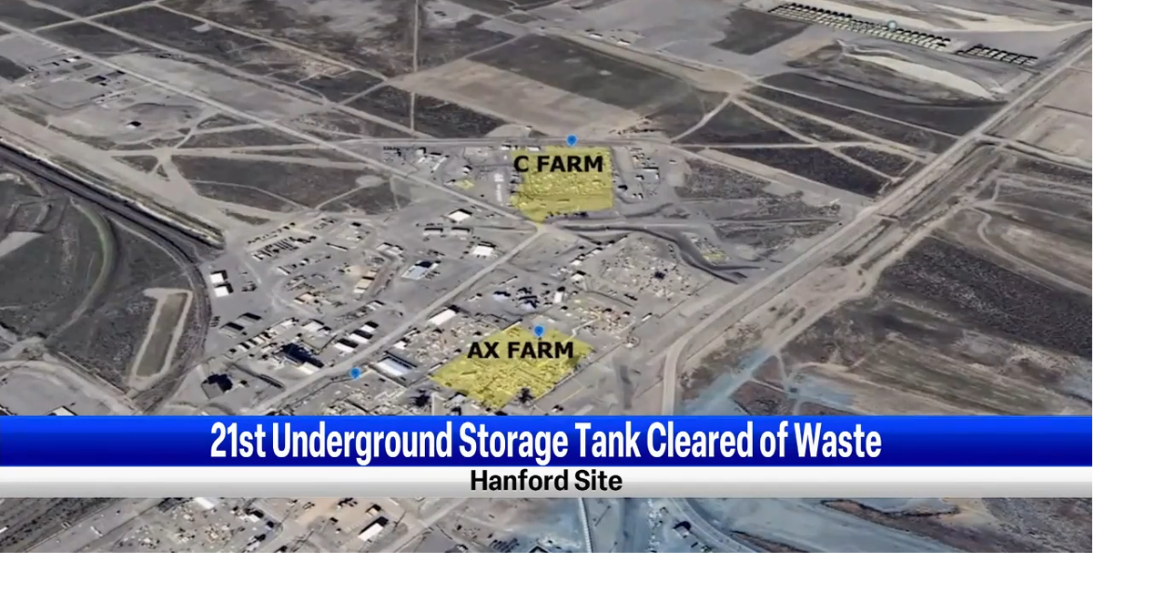Radioactive waste removed from 21st underground tank at Hanford | News ...