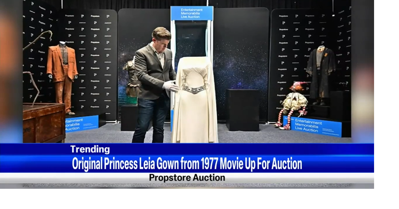 Trending: Princess Leia gown up for auction | Top Video | nbcrightnow.com