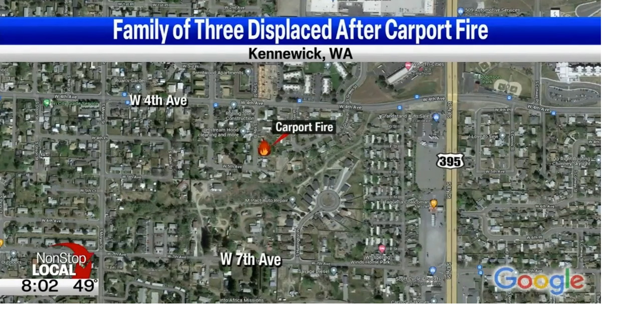 UPDATE: Kennewick Fire Department stops garage fire from spreading ...