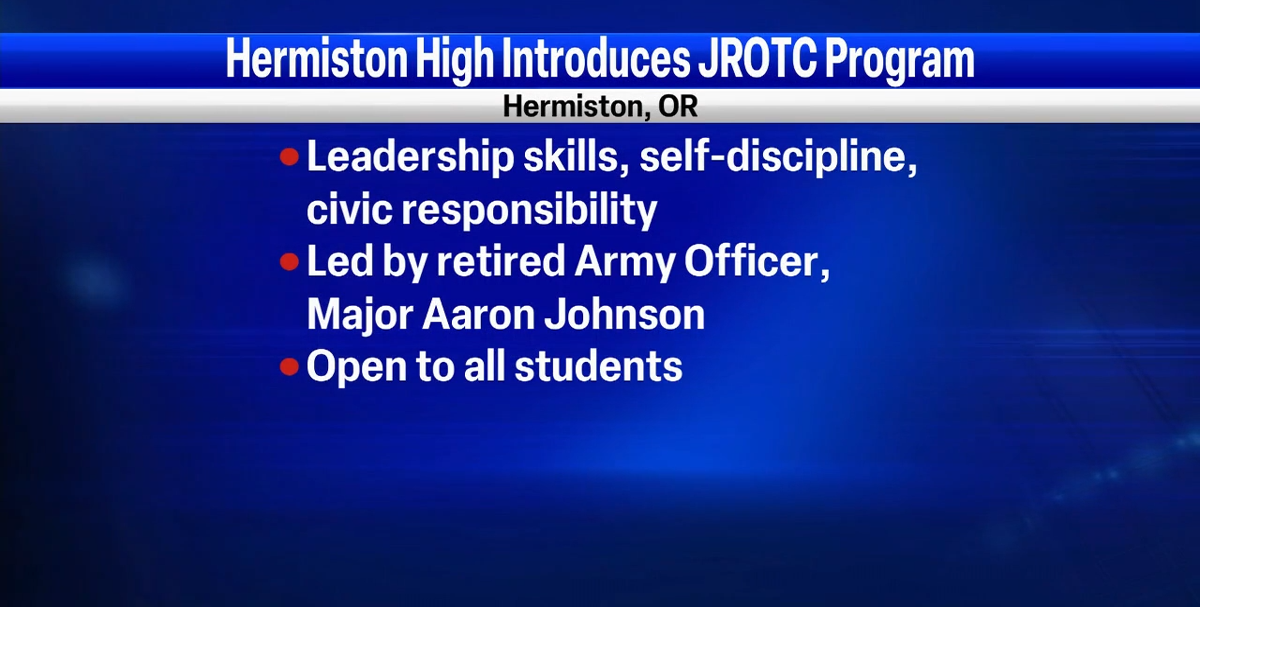 Hermiston High welcomes JROTC, fostering leadership and service | News ...