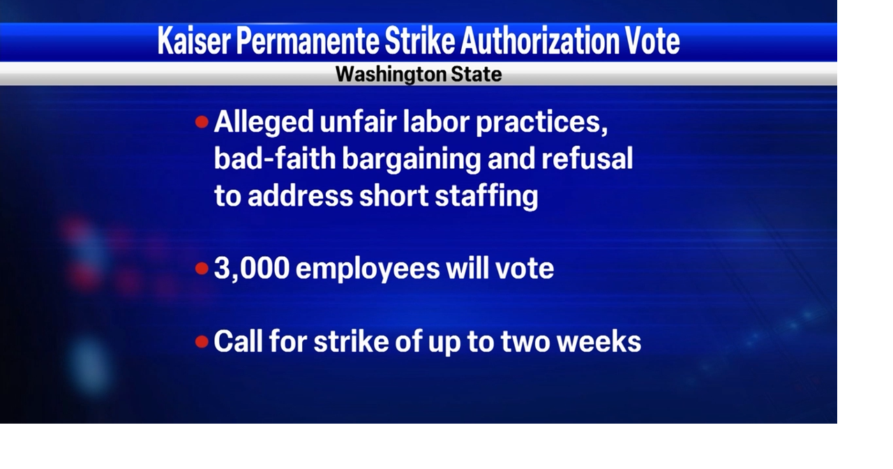 Kaiser Permanente Washington responds to union strike authorization ...
