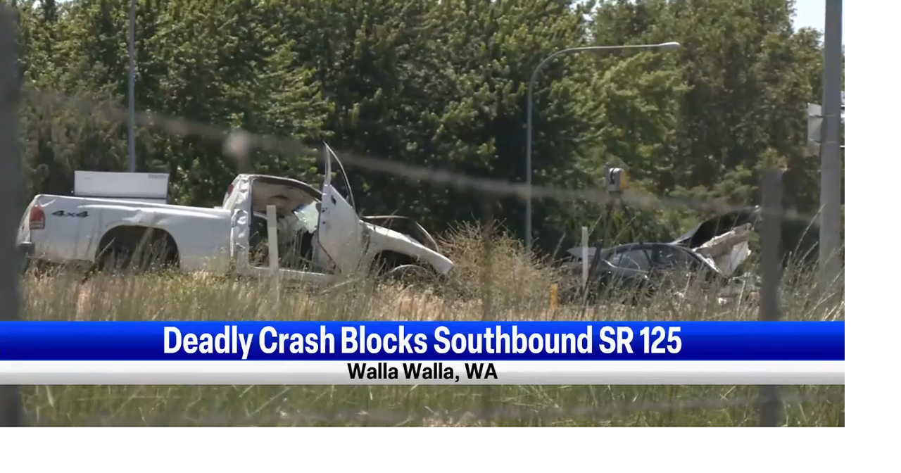 Southbound SR 125 temporarily blocked due to deadly crash in Walla ...