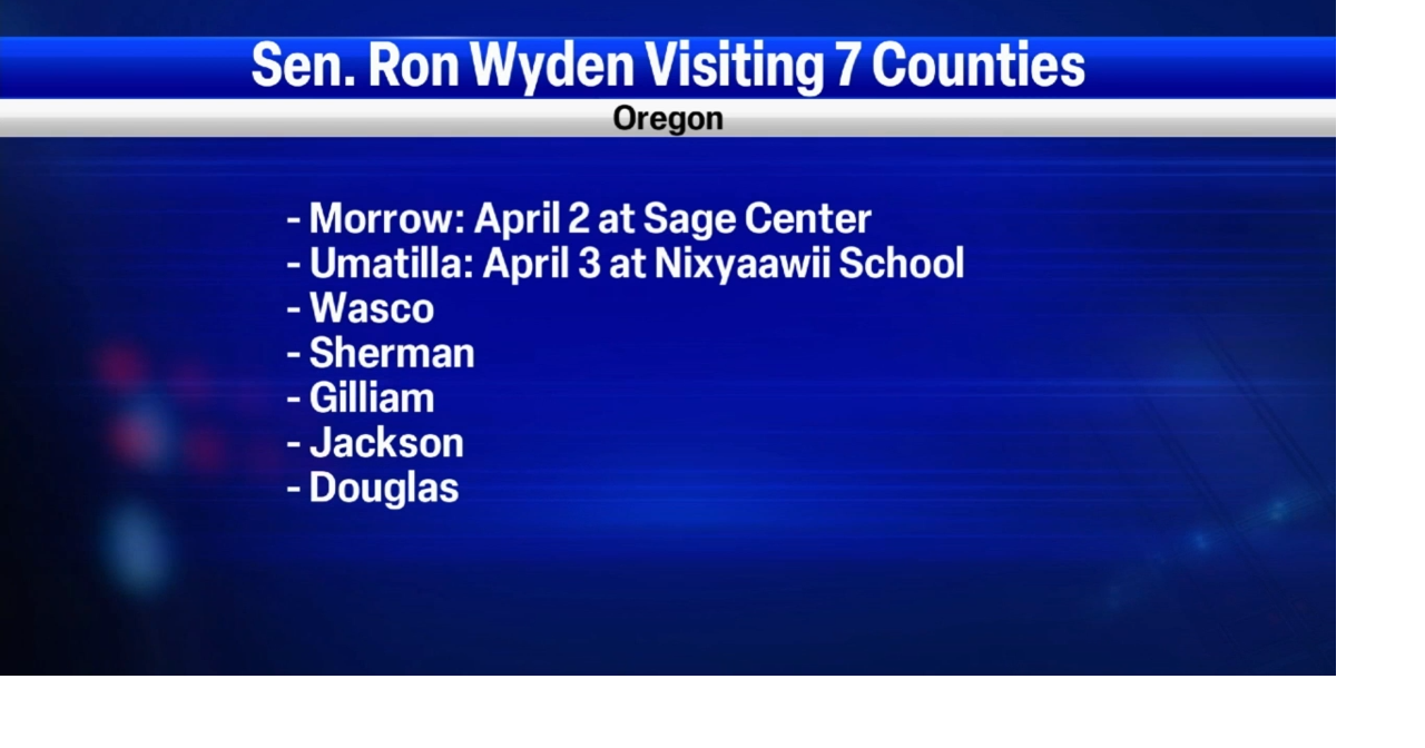 Sen. Wyden to hold town halls across seven OR communities | News ...