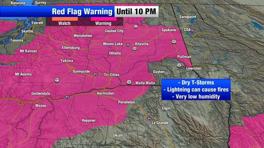 Excessive heat and critical fire risk through the weekend following dry ...