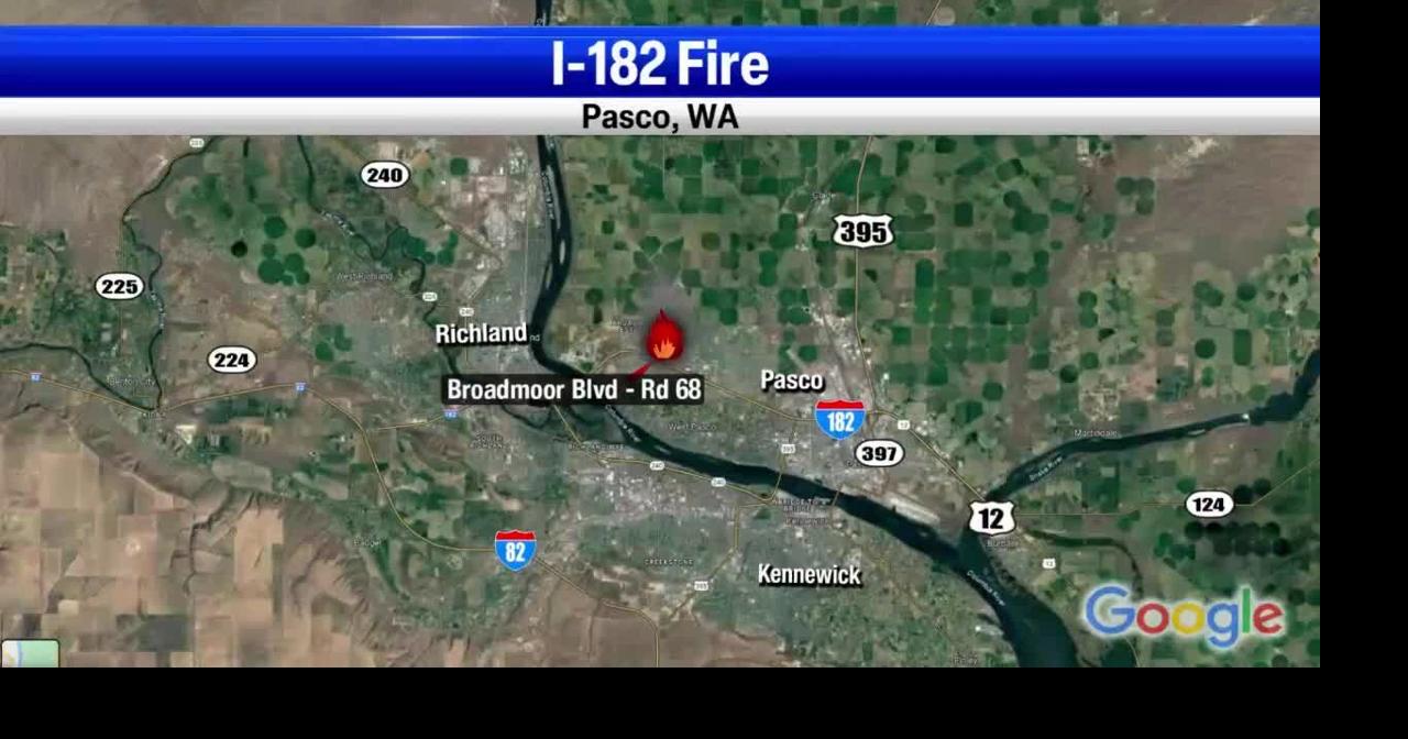 Pasco Fire battling fire on I-182 | | nbcrightnow.com