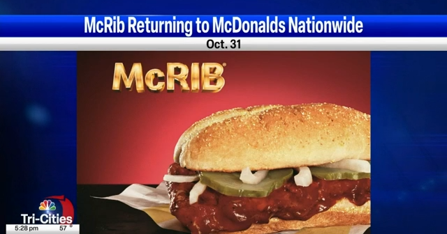 McRib Farewell Tour: McDonald's famed pork sandwich returns for one ...