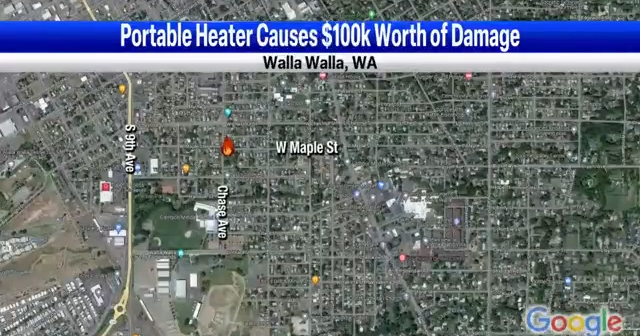House fire caused by heater displaces family in Walla Walla | News ...