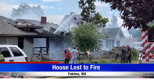 Three houses are damaged and one is destroyed in a fire near Davis High ...