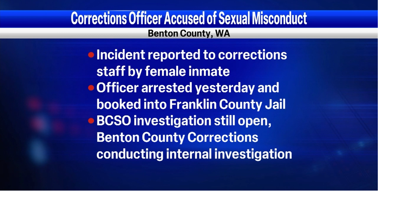 Corrections Officer Arrested For Sexual Misconduct Video