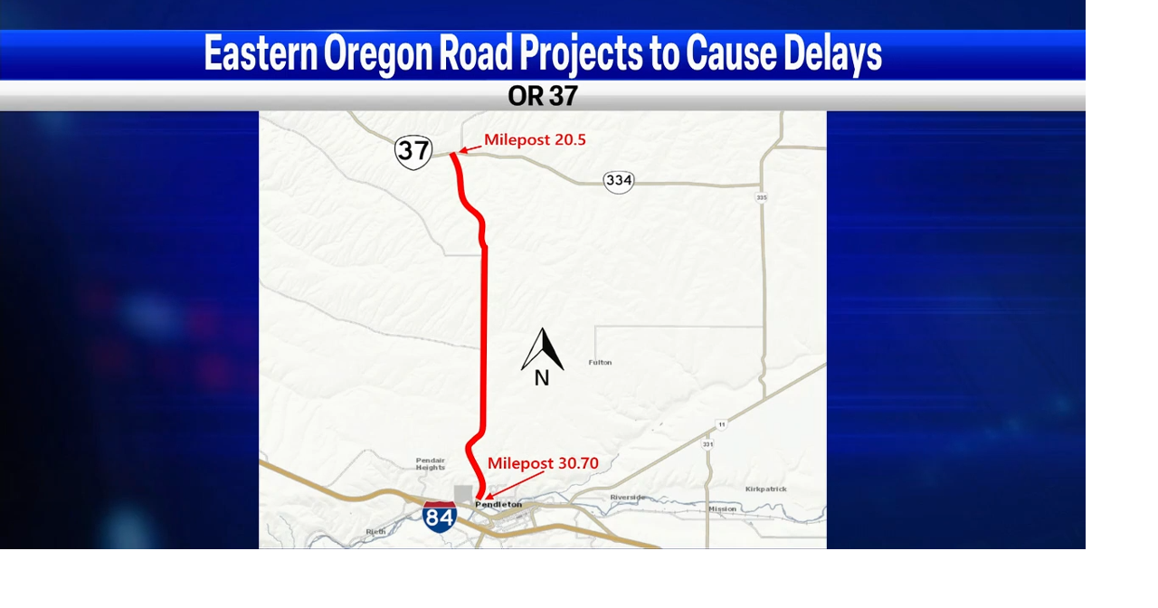 ODOT projects to cause traffic delays on Oregon highways in Umatilla ...