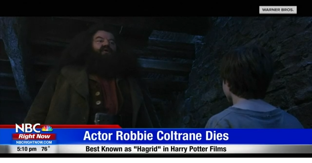 Actor Robbie Coltrane, Harry Potter's Hagrid, dies at 72 | Top Video ...
