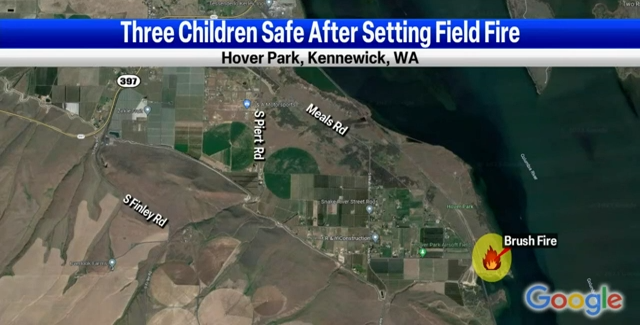 Three children are safe after starting field fire in Kennewick | News ...
