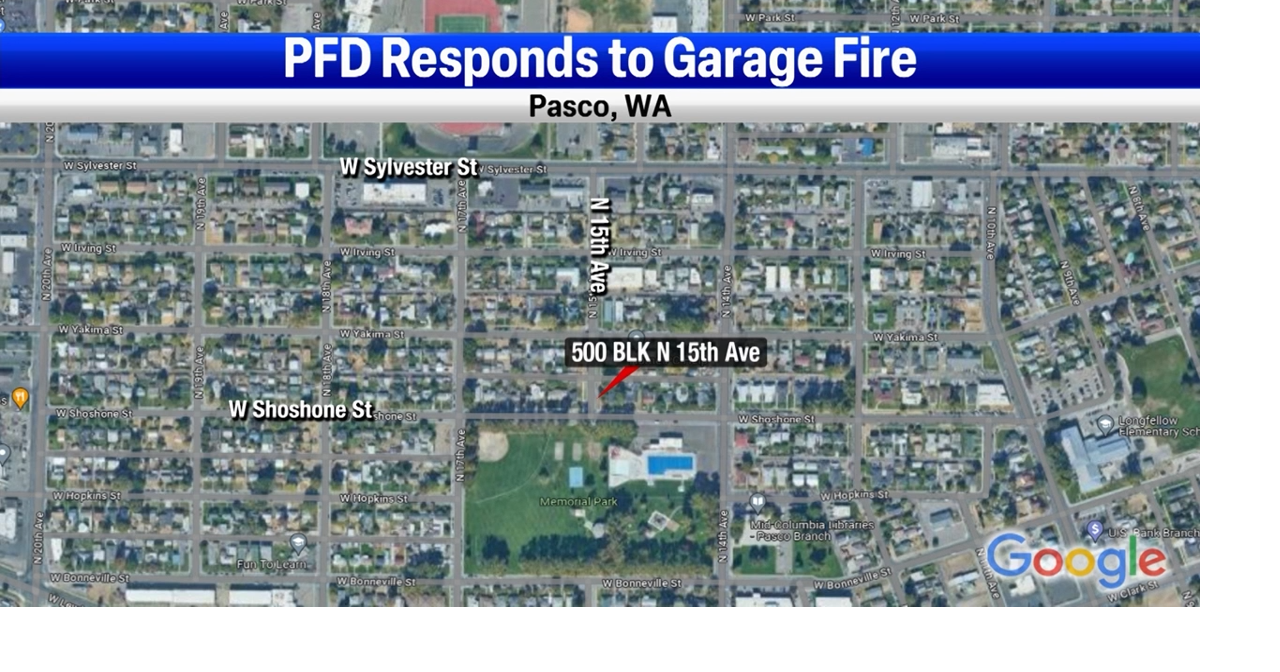 15th Avenue closed near Shoshone Street as Pasco Fire responds to late ...