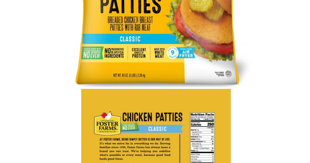 Foster Farms recalls fully cooked frozen chicken patties because of ...