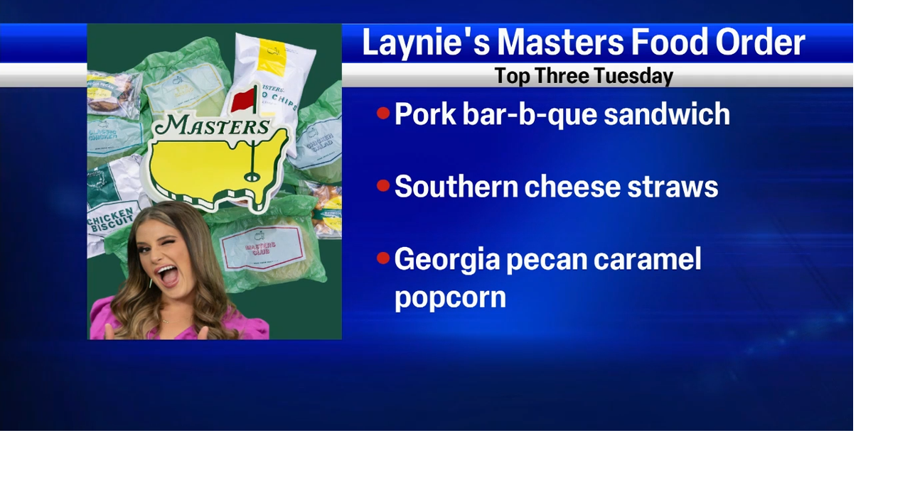Top Three Tuesday: Masters Tournament Food Menu | Northwest & National ...