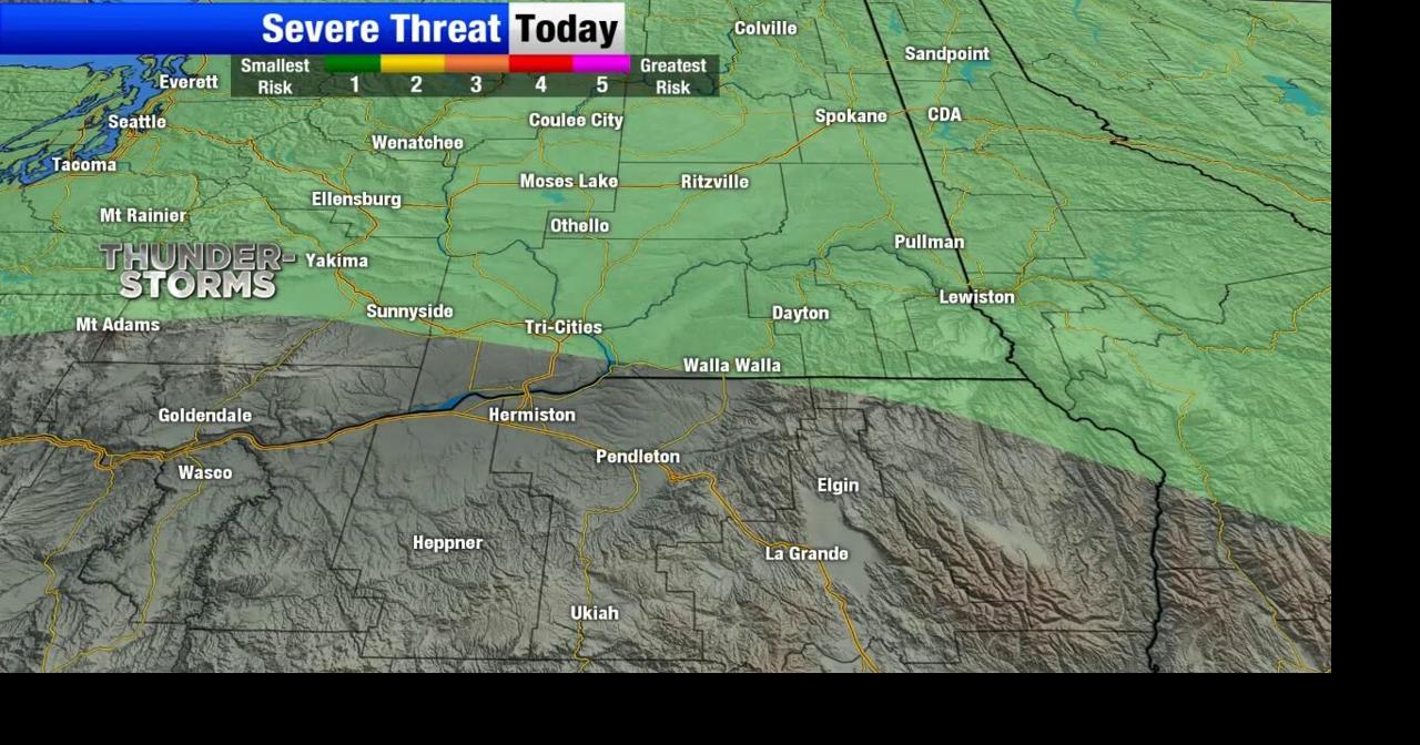 Some sun and isolated storms this afternoon in the Valleys near the ...