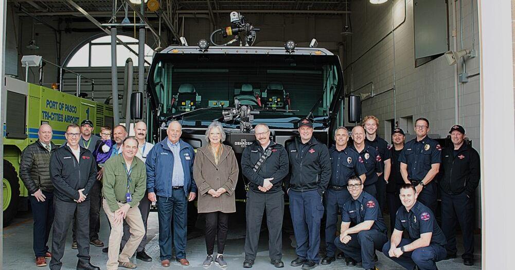 Tri-Cities Airport introduces new firefighting vehicle in Pasco | News ...