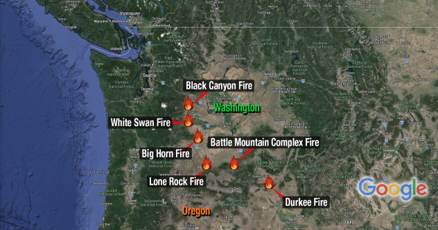 Busy night for Yakima, Klickitat fire crews adds to already intense ...