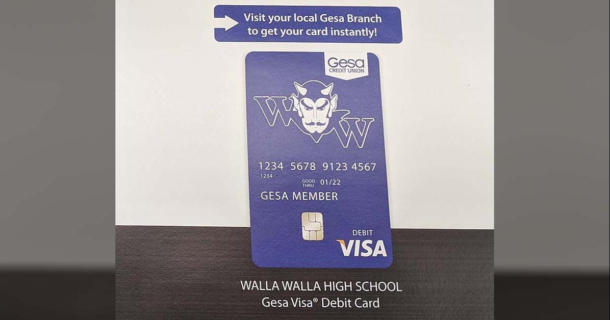 Walla Walla Public Schools teams with Gesa on new branded debit card to ...