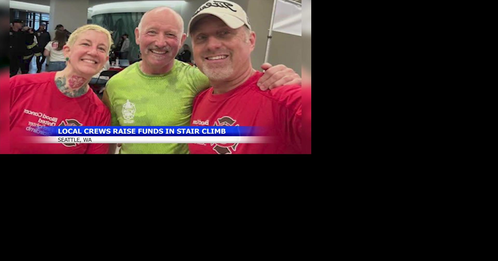 Regional firefighters unite for Seattle stair climb against cancer ...