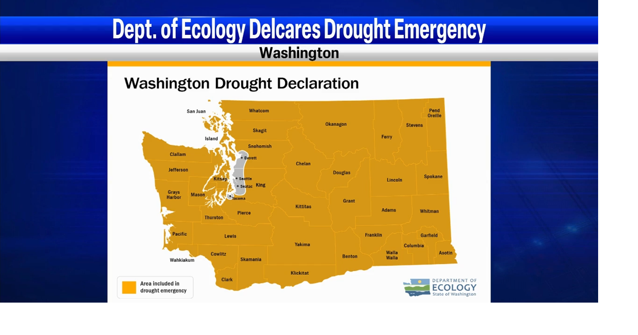Statewide drought declared in Washington due to low snowpack, dry ...