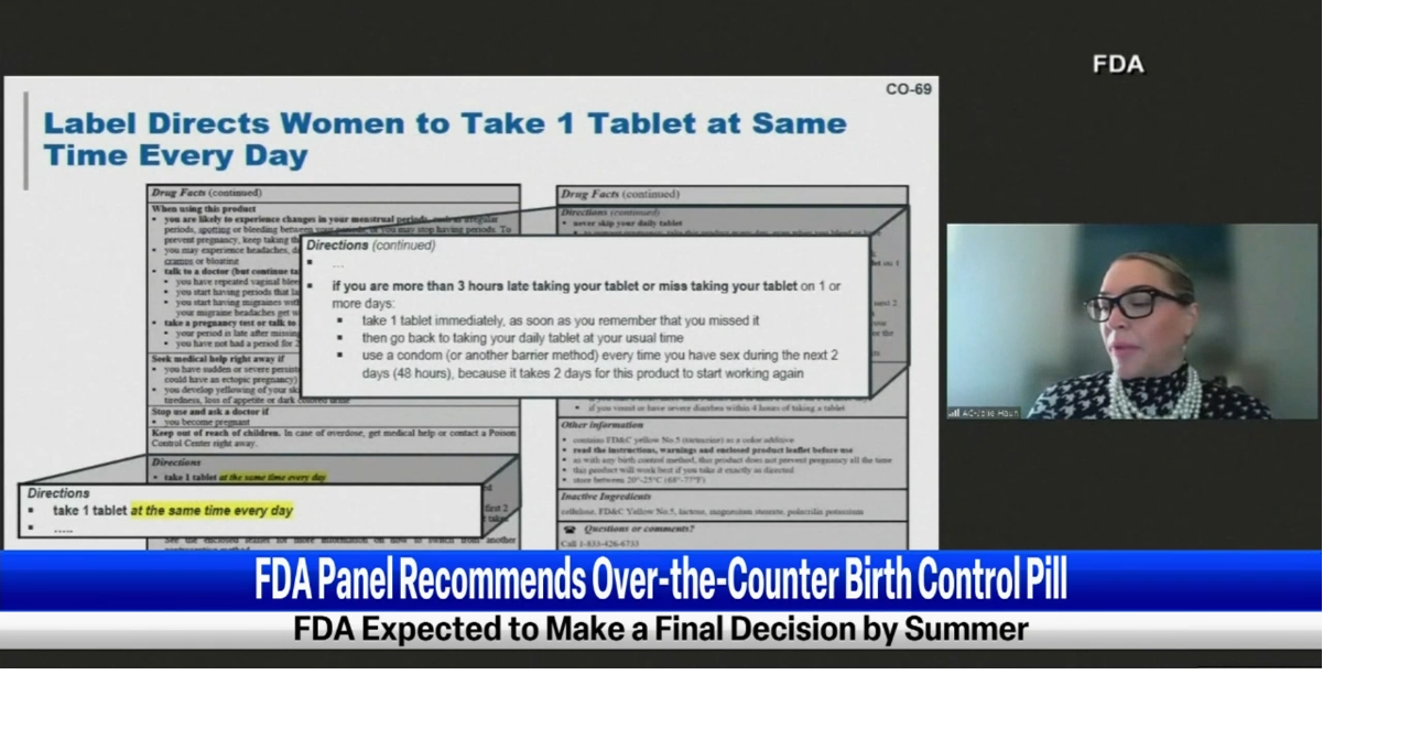 FDA panel backs over-the-counter sales of birth control pill ...