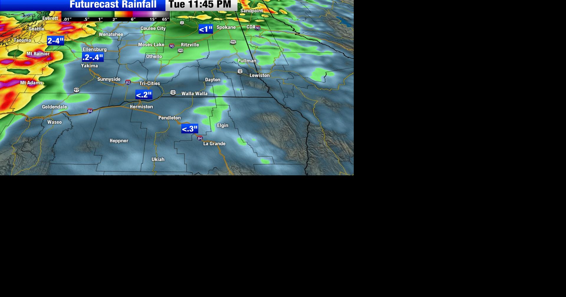 An atmospheric river continues to hit the PNW as excess runoff could ...
