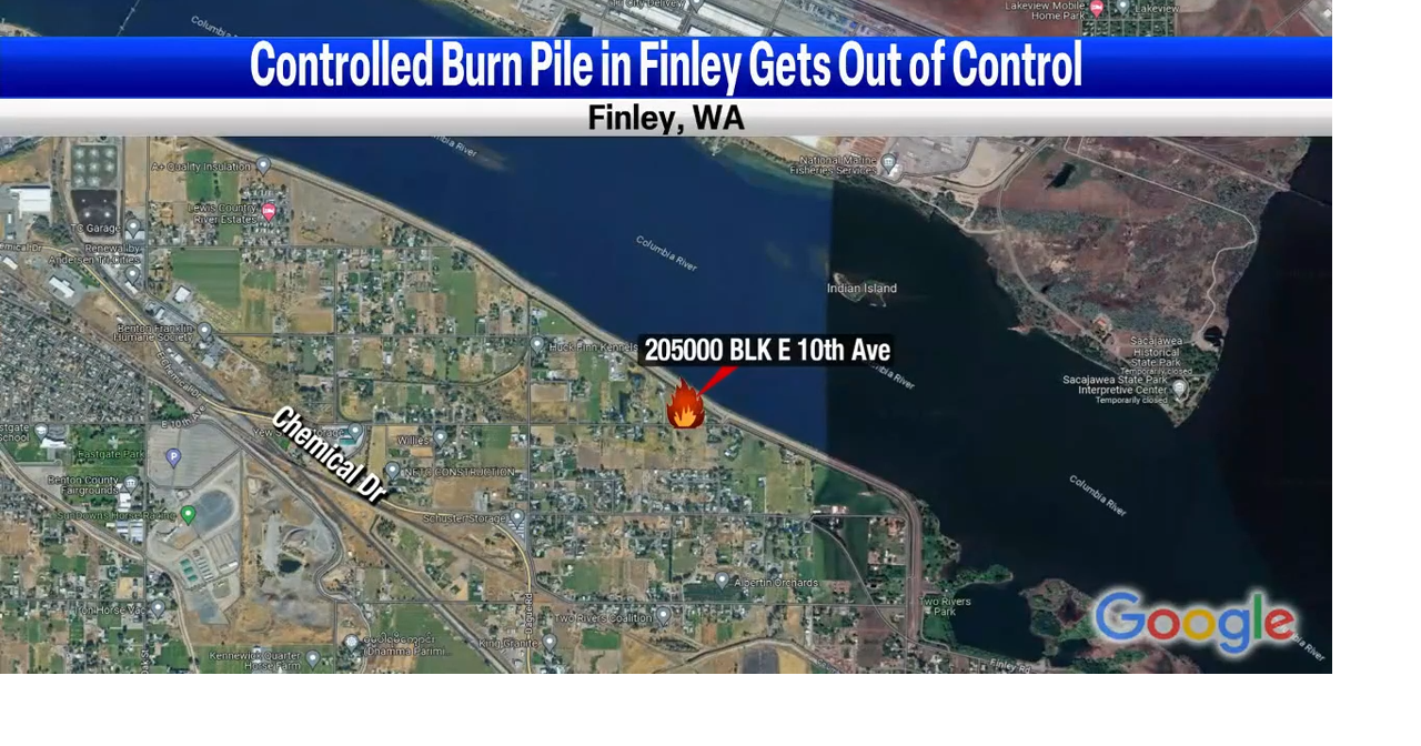 Controlled burn in Finley gets out of control, burns half an acre ...